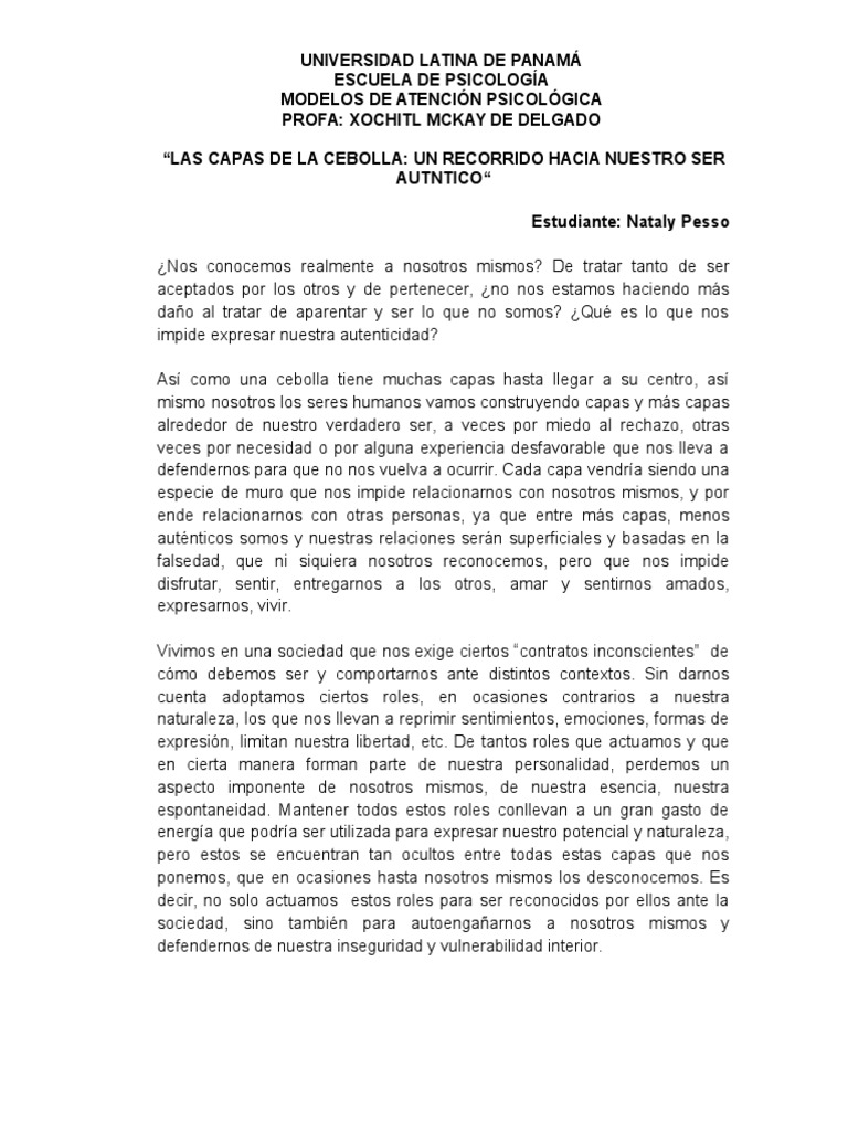 Las Capas de La Cebolla | PDF | Felicidad | Sicología