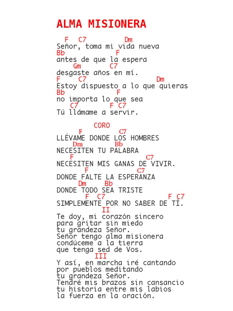 Alma Misionera | PDF