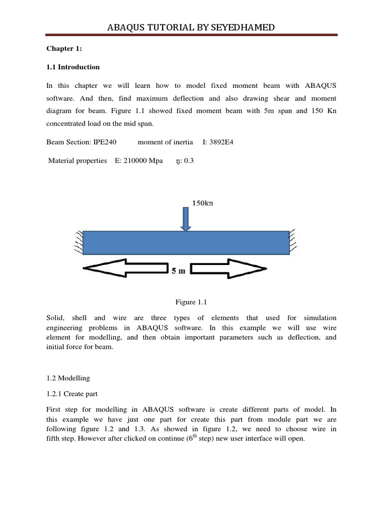 Chapter 1 | Download Free PDF | Beam (Structure) | Mechanical Engineering