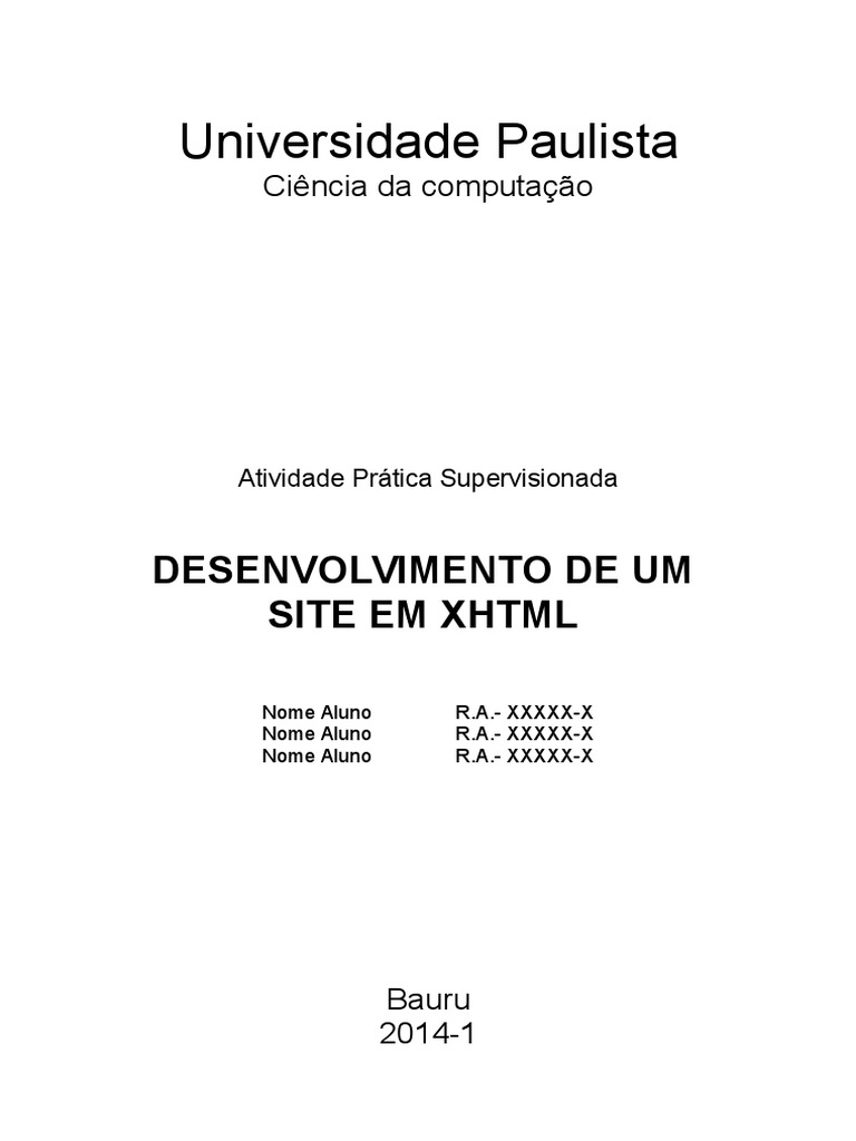 Exemplo APS 1o Ano Da UNIP | PDF | Desenvolvimento sustentável | Interdisciplinaridade