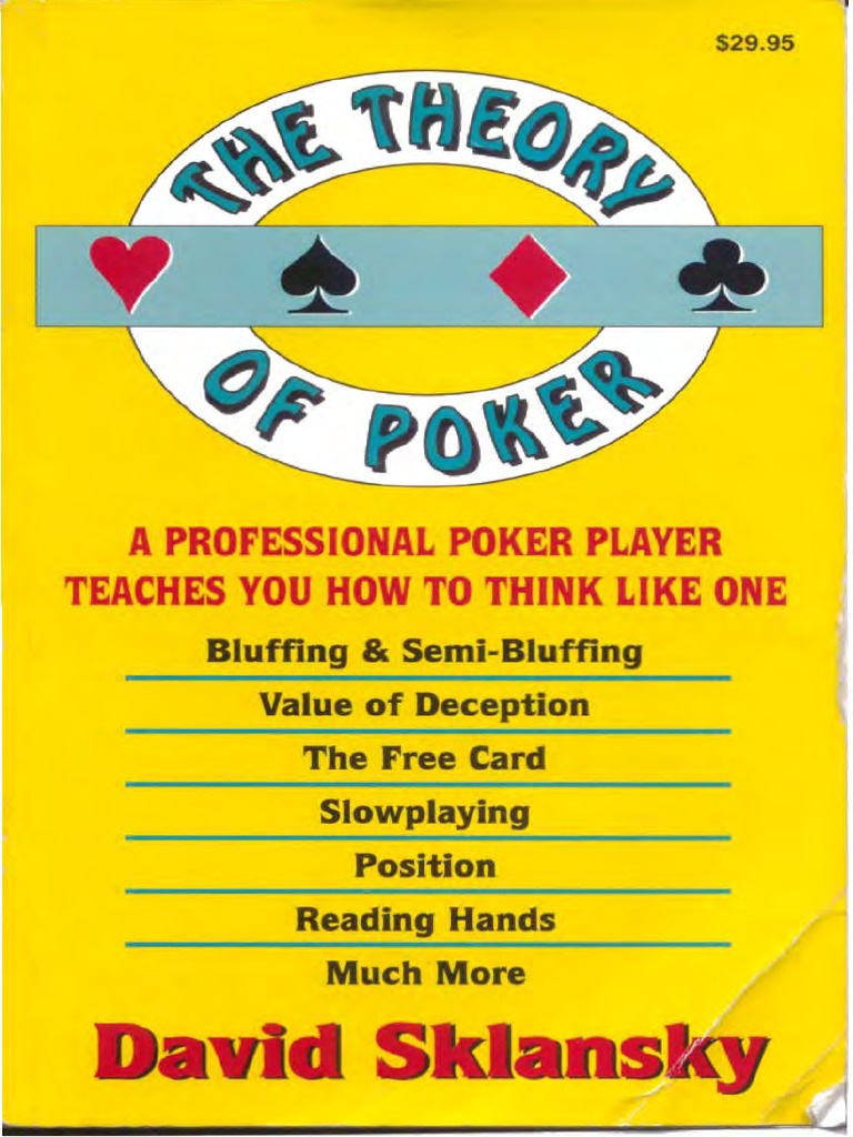 David Sklansky - Theory of Poker PDF | PDF | Poker | Gambling