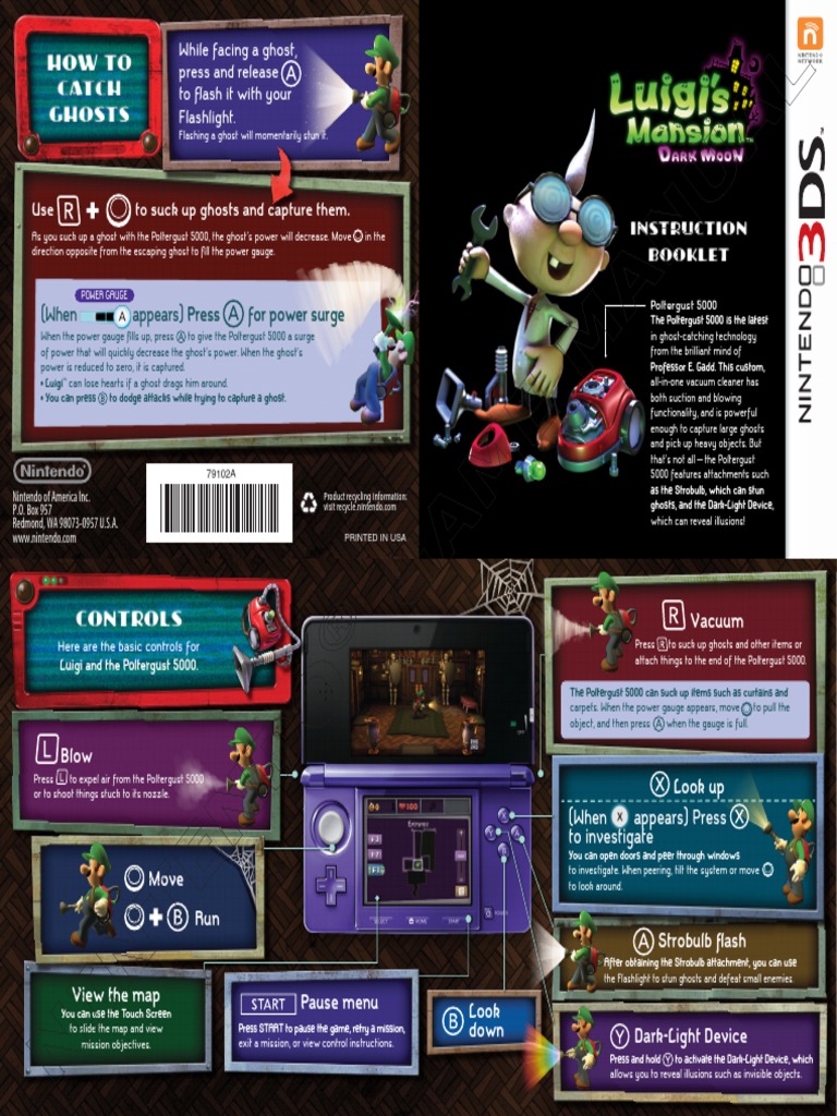 How To Catch Ghosts: Instruction Booklet | PDF | Science | Technology ...
