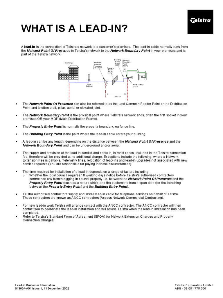 What Is A Lead in Telstra | PDF | Government | Business