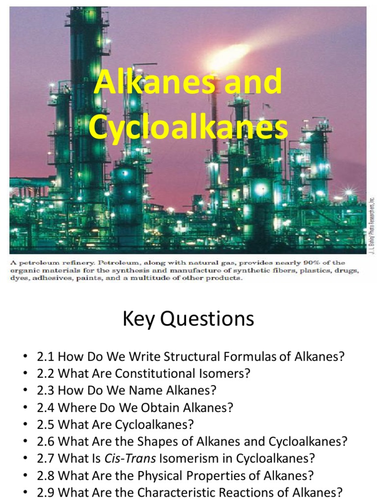 Chapter 2 Alkanes and Cycloalkanes | Alkane | Isomer
