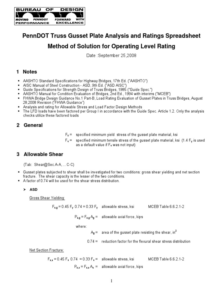 Allowable Stress Design Method-Of-Solution | PDF | Strength Of ...