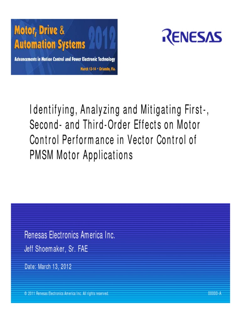 Renesas 2012 - Identifying, Analyzing and Mitigating First-, Second ... Renesas 2012 - Identifying, Analyzing and Mitigating First-, Second ...