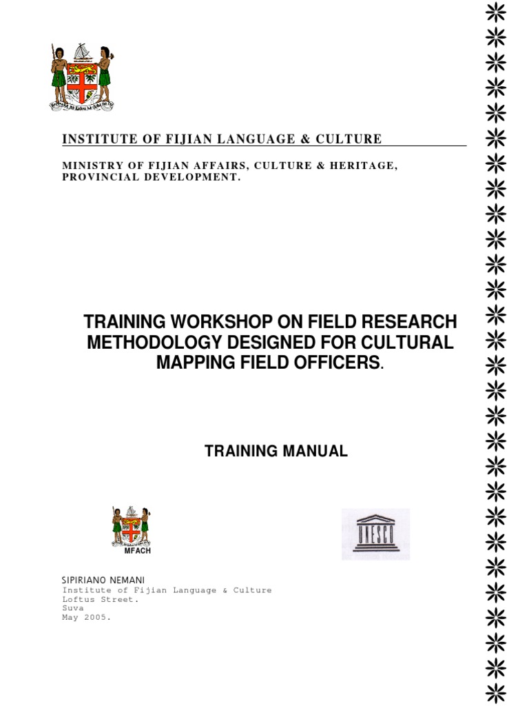 ITaukei Affairs Instt of Fijian Language and Culture - Training Manual ...