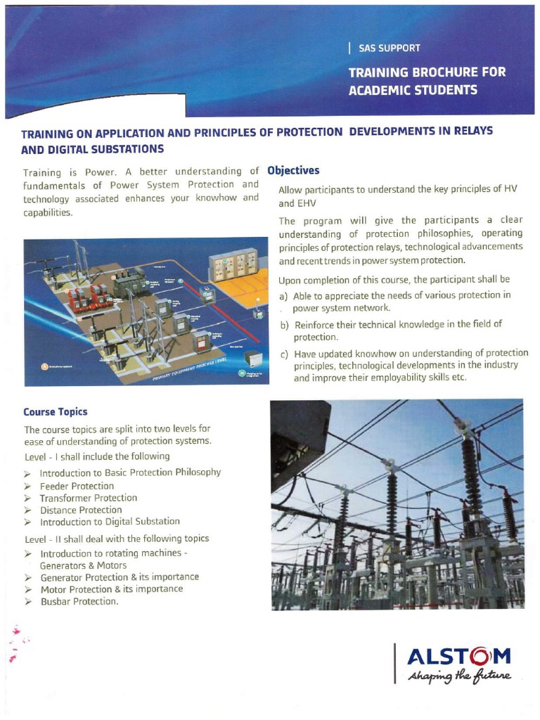 ALSTOM Protection Training 0 | PDF