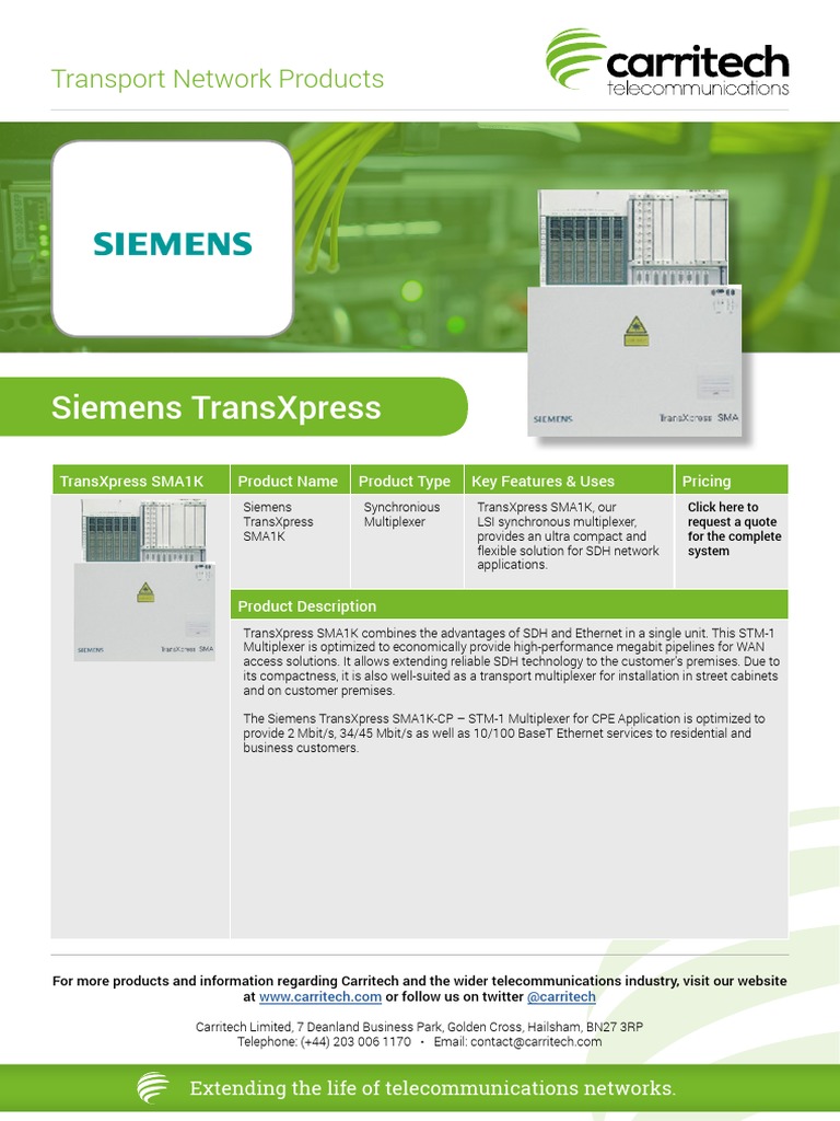 Siemens Hit Surpass - Carritech Telecommunications | PDF | Media Technology | Electronics