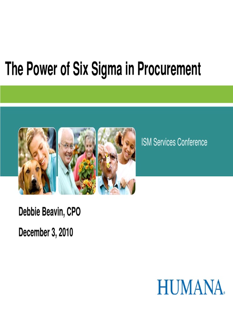 Procurement Six Sigma | PDF | Procurement | Goal