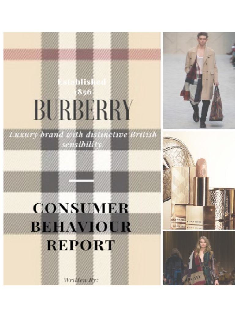 BURBERRY (Consumer's Behaviour Report) | PDF | Brand | Retail