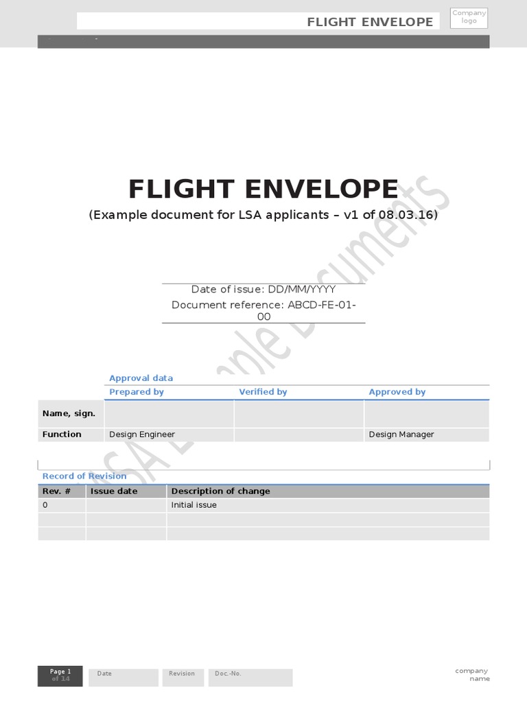 ABCD-FE-01-00 Flight Envelope - V1 08.03.16 | Flap (Aeronautics) | Airspeed