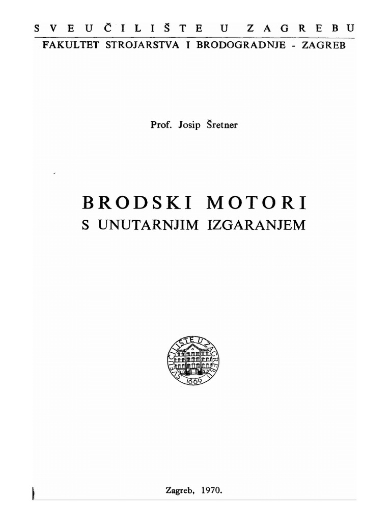 Brodski Motori S Unutarnjim Izgaranjem | PDF