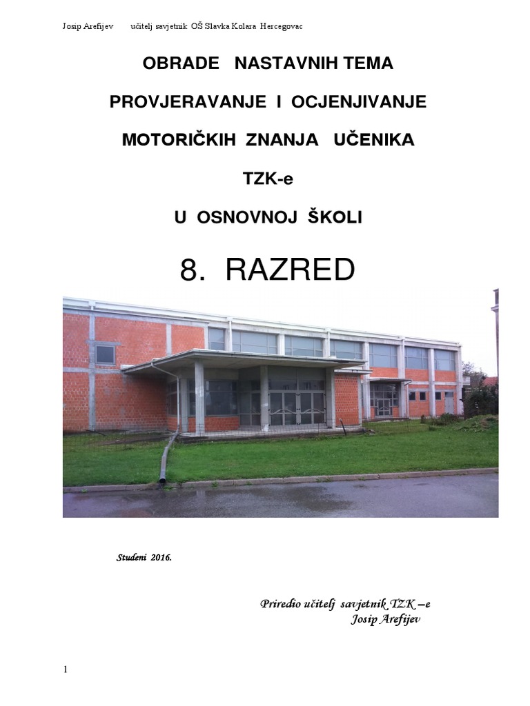 8.razred - Opis Obrada I Provjeravanja Tema | PDF