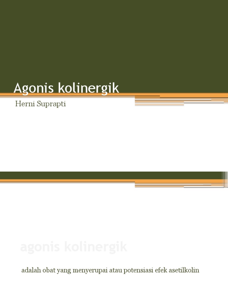 Agonis Kolinergik: Penggunaan dan Efek | PDF | Asetilkolin | Neurokimia
