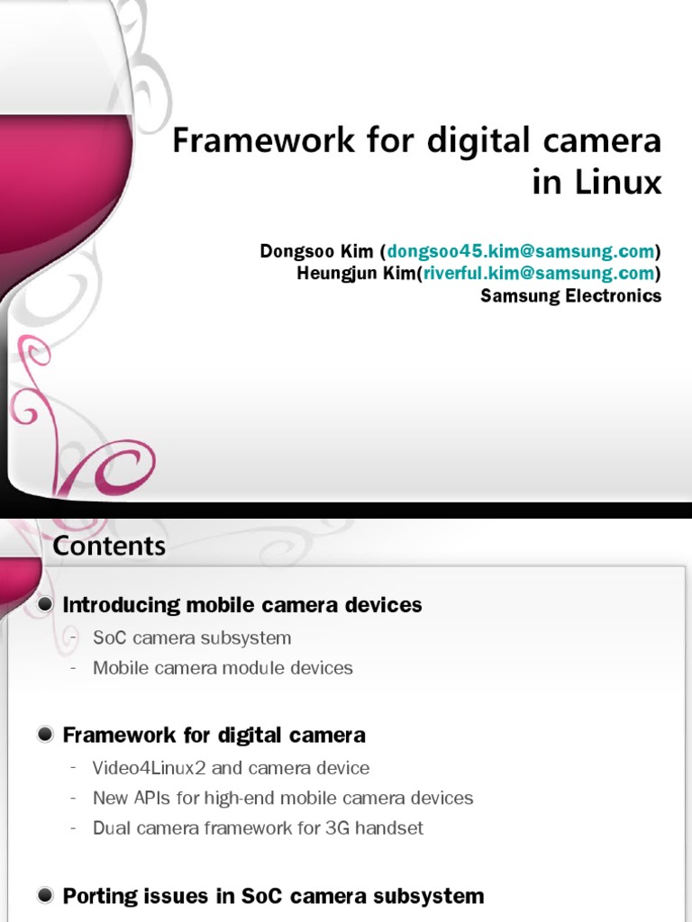 Introducing Enhanced V4L2 APIs for Digital Camera Control in Mobile SoC ...