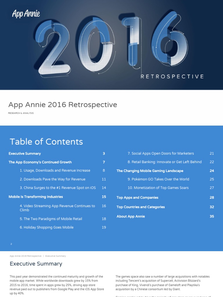 2016 App Annie App Report | PDF | Google Play | Mobile App