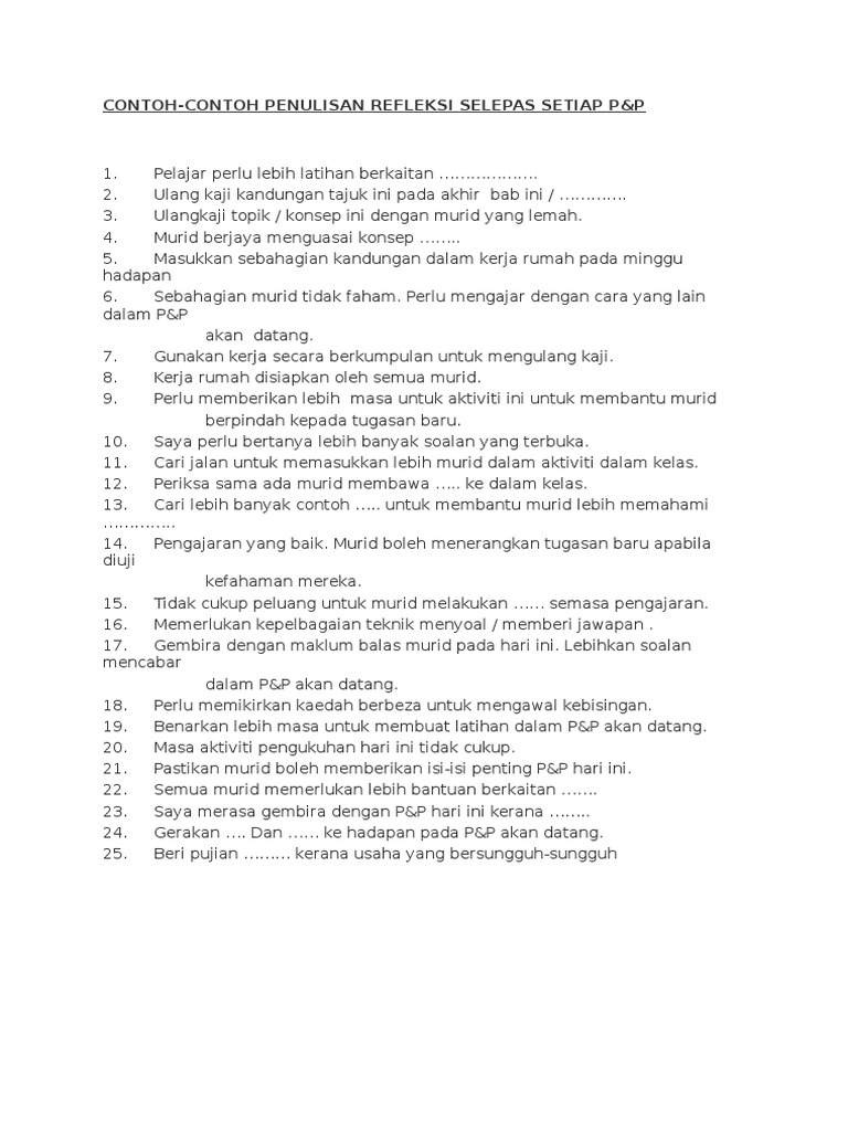 Contoh RPT | PDF