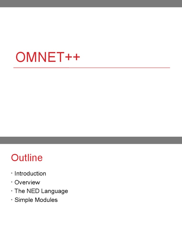 Omnet Example | PDF | Modular Programming | Computer Network