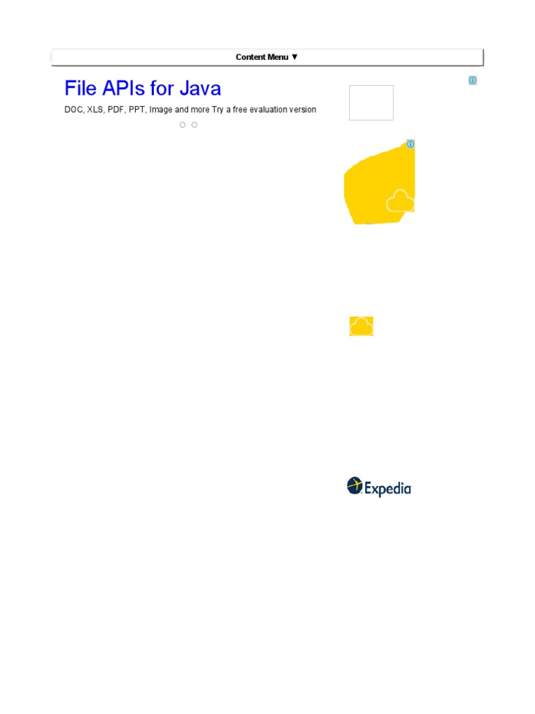 File Apis For Java: Doc, XLS, PDF, PPT, Image and More Try A Free Evaluation Version | Download ...