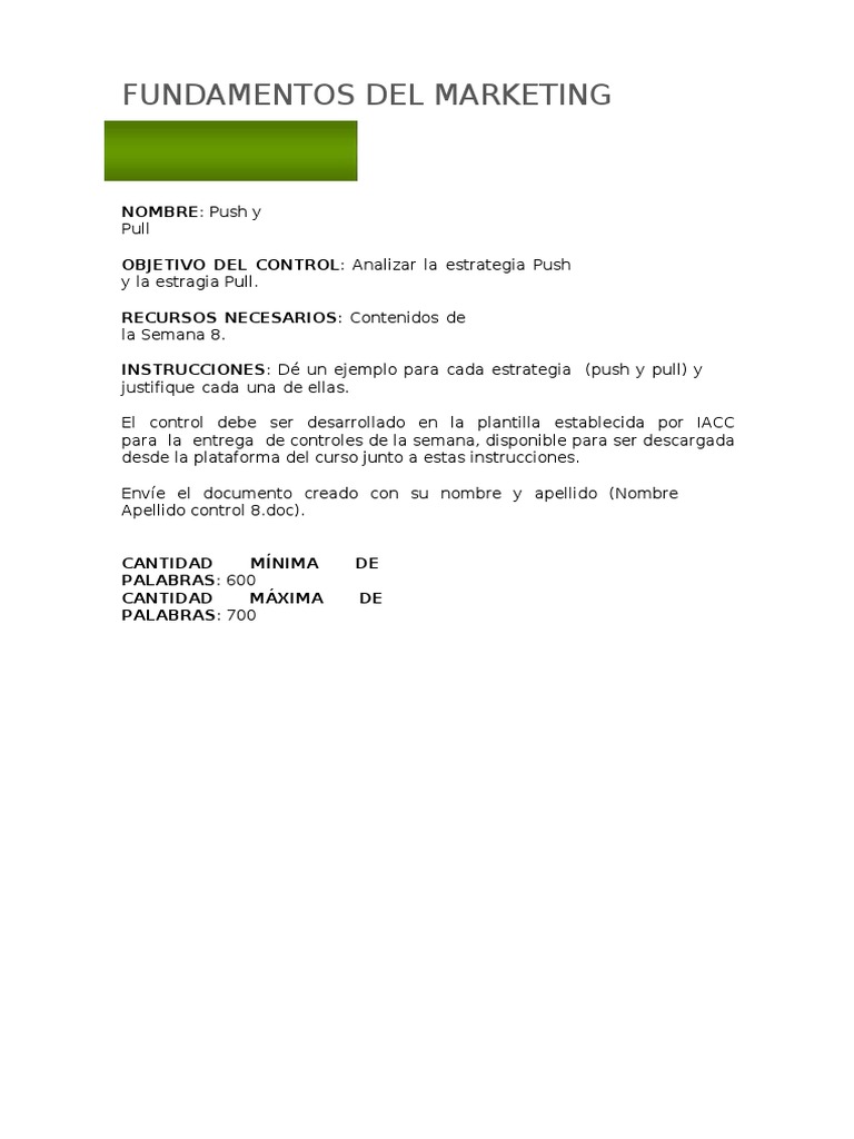 Control Iacc Fundamentos Del Marketing Pdf Computadoras