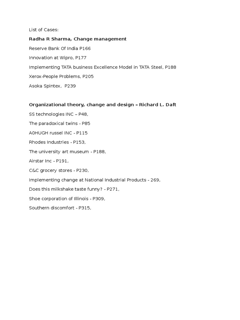 OCD Case Studies | PDF
