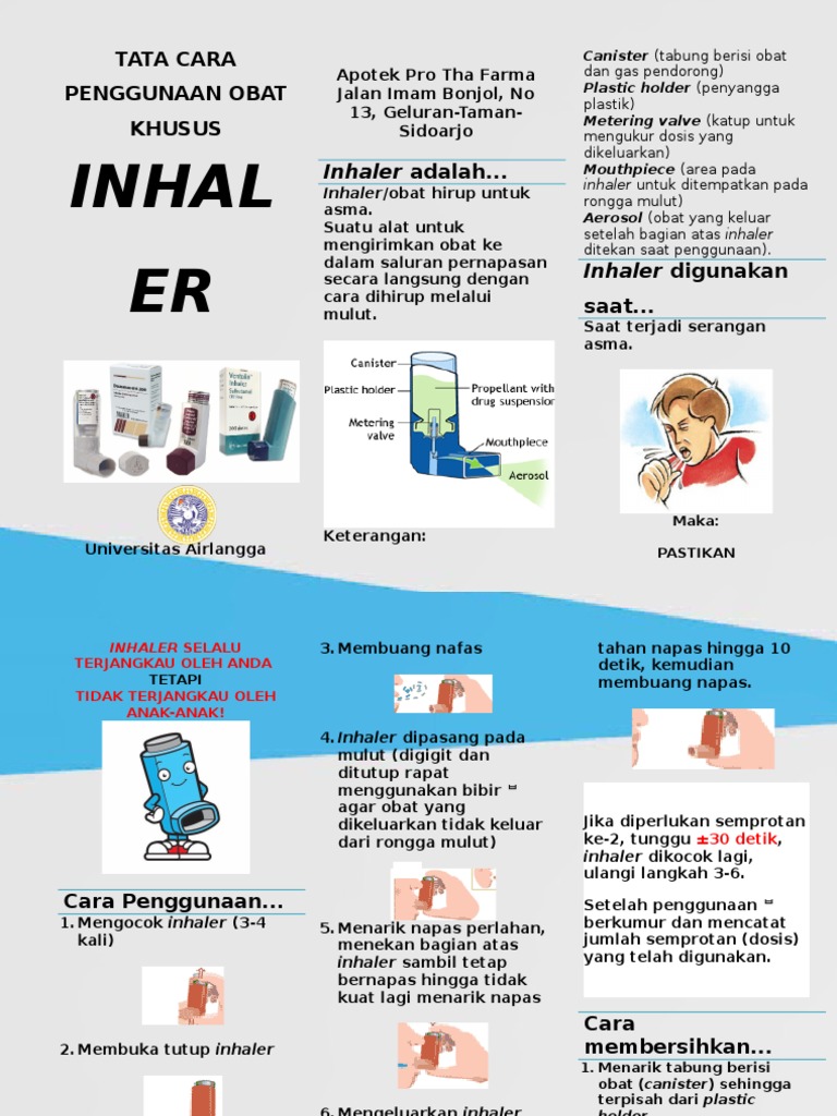 Panduan Penggunaan Inhaler Asma | PDF