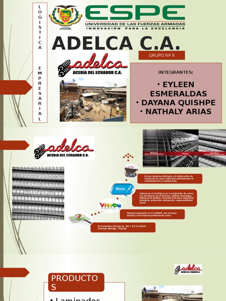 ADELCA | PDF | Acero | Industrias