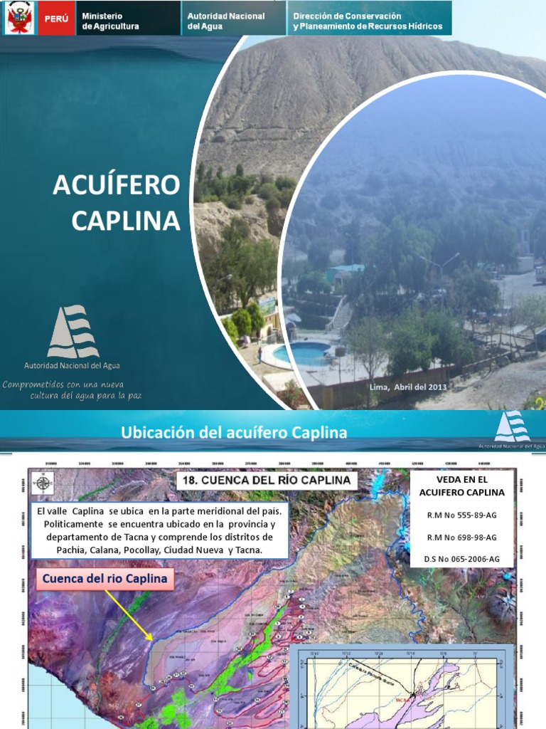 10 Acuifero Caplina Tacna | PDF | Agua subterránea | Sustentabilidad