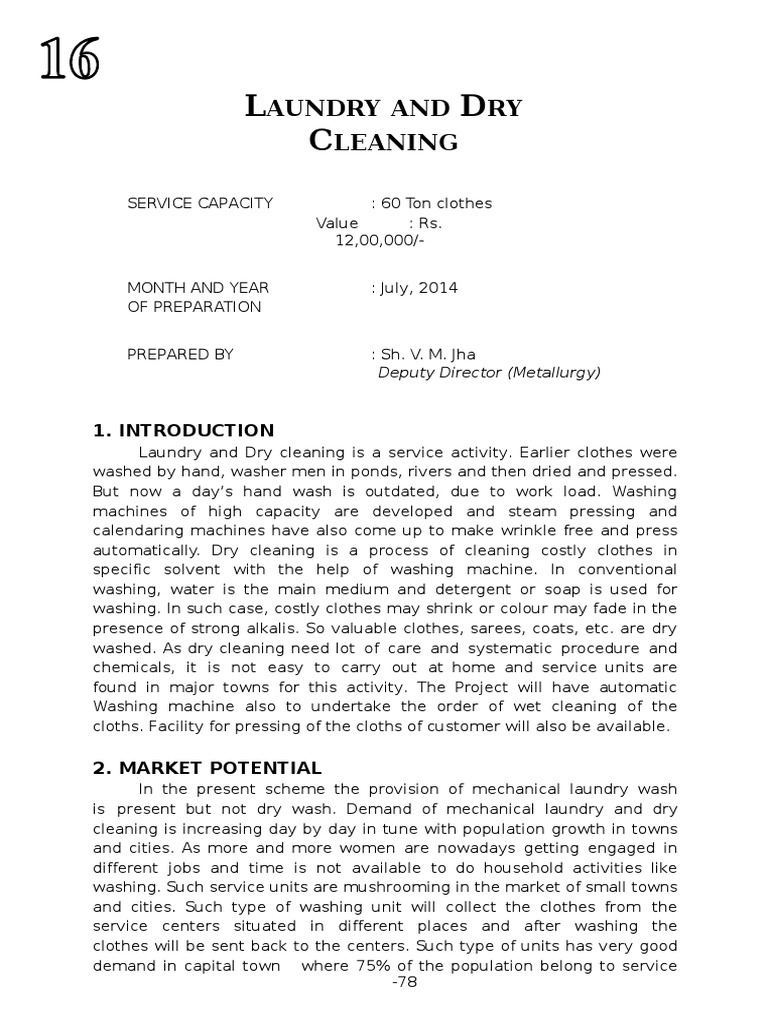 Laundry and Dry Cleaning | PDF | Laundry | Washing Machine
