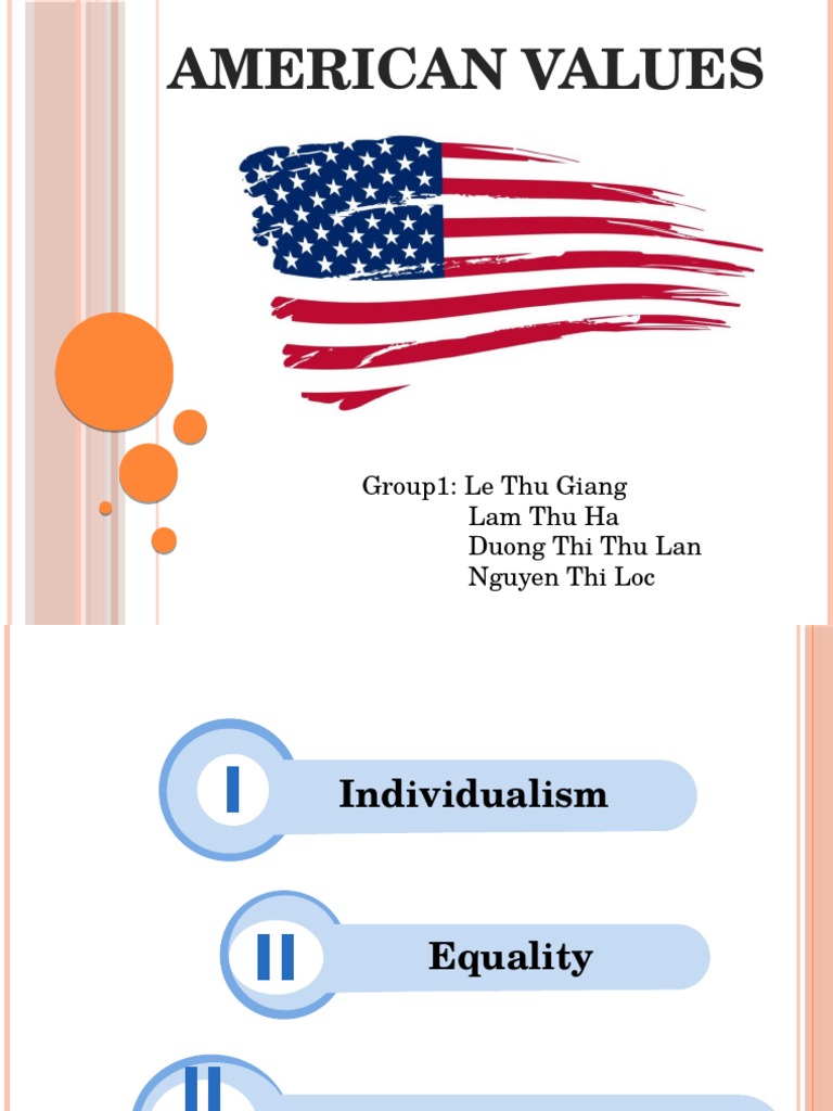 American Values Official | PDF | Equal Opportunity | Sociological Theories