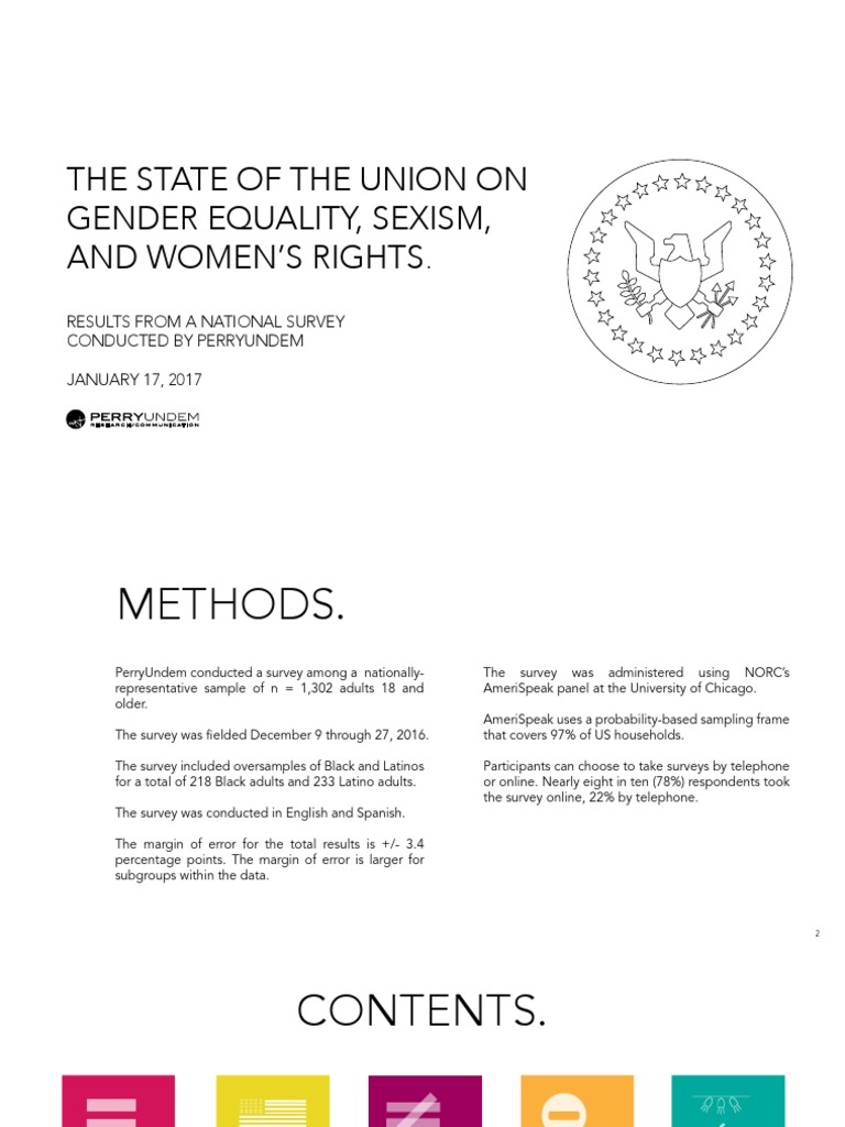 PerryUndem Gender Equality Report | PDF | Sexism | Gender Equality