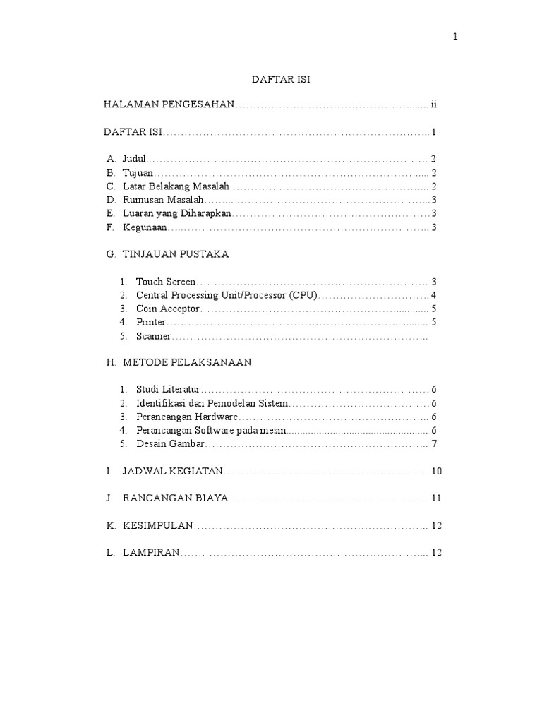Mentahan Proposal Gokart | PDF