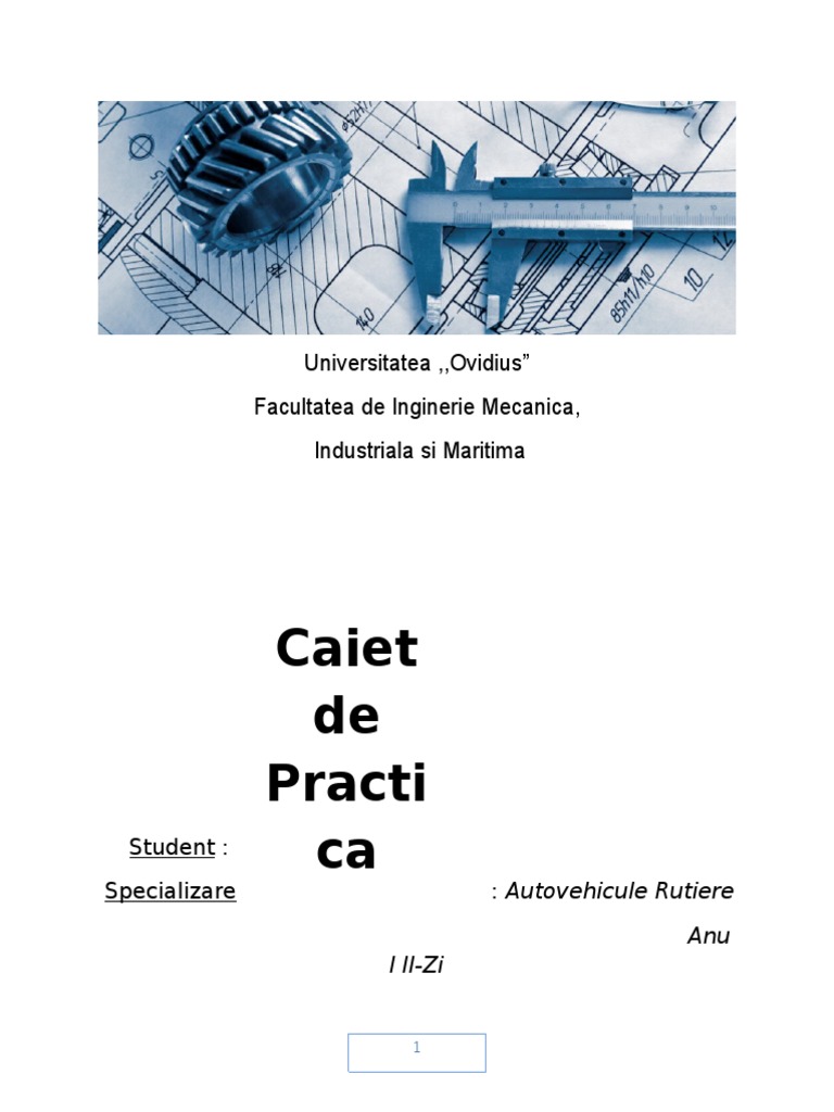 Caiet de Practica - Service | PDF