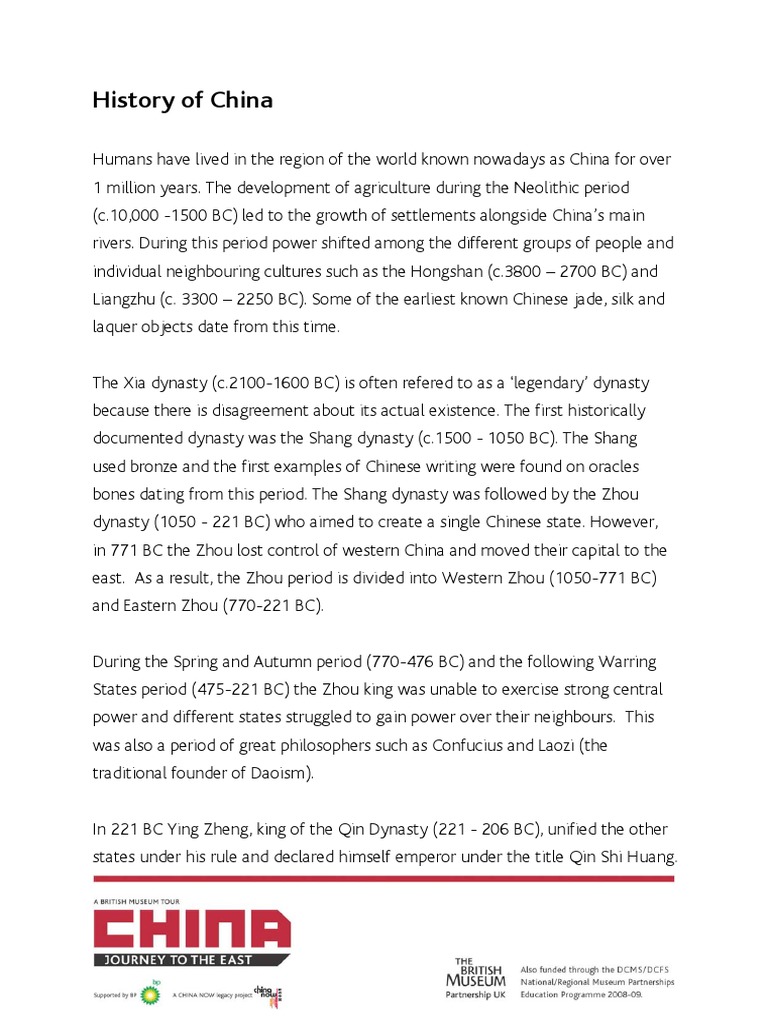 History of China | PDF | History Of China | Qing Dynasty