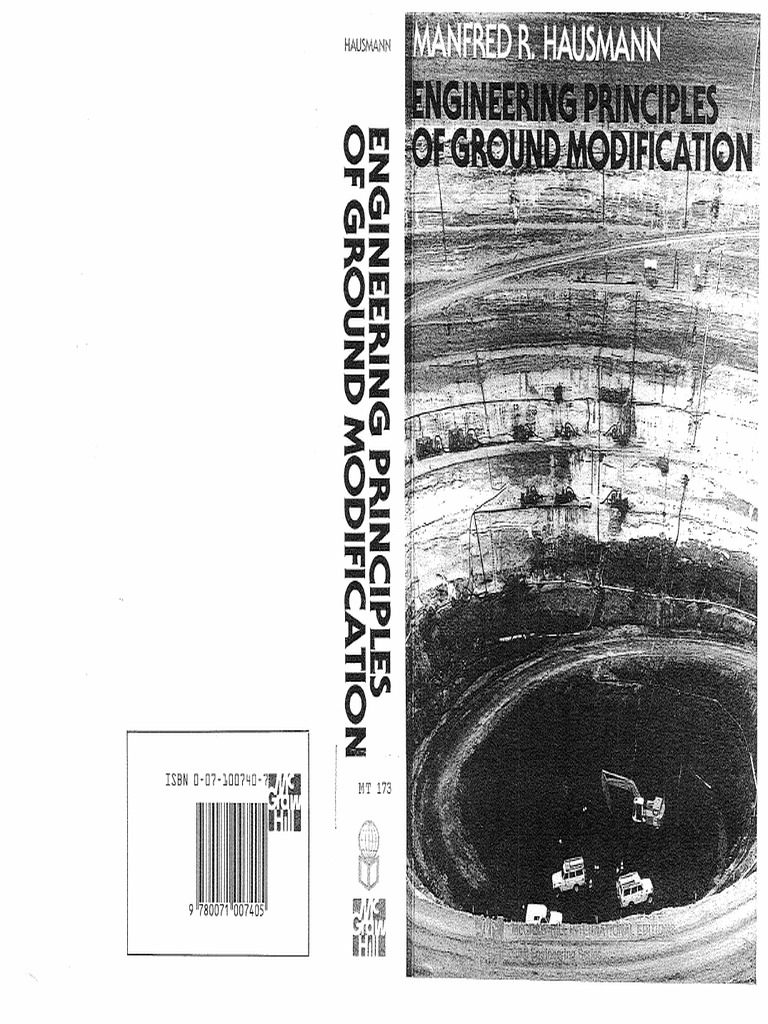 Engineering Principles of Ground Modification by Manfred R. Hausmann ...