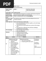 7e's Lesson Plan Template | PDF | Matter | Gases