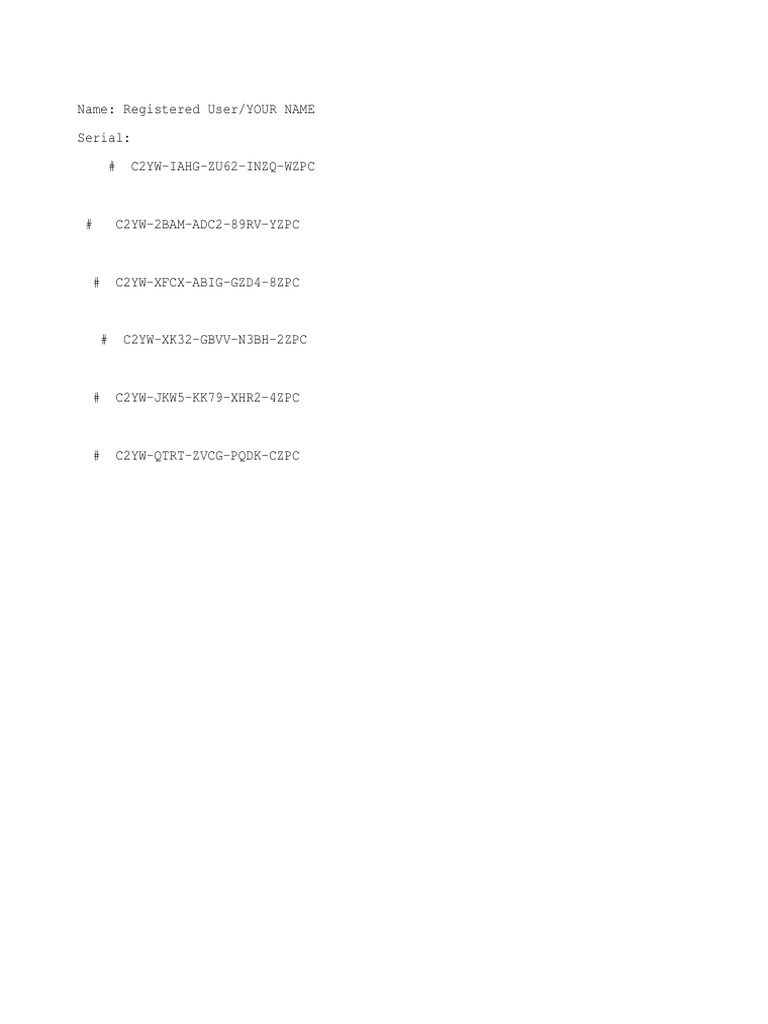 CCleaner Serial Keys | PDF | Business | Computers