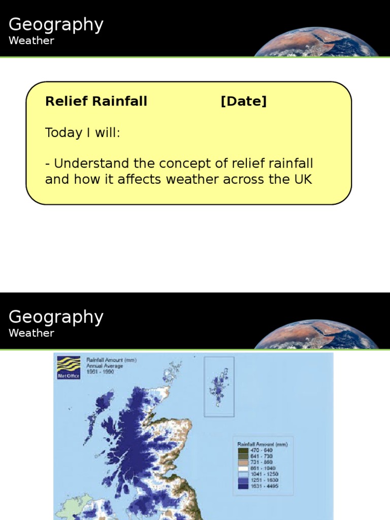 Relief Rainfall | PDF