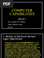 Computer Capabilities | PDF | Computer Program | Programming