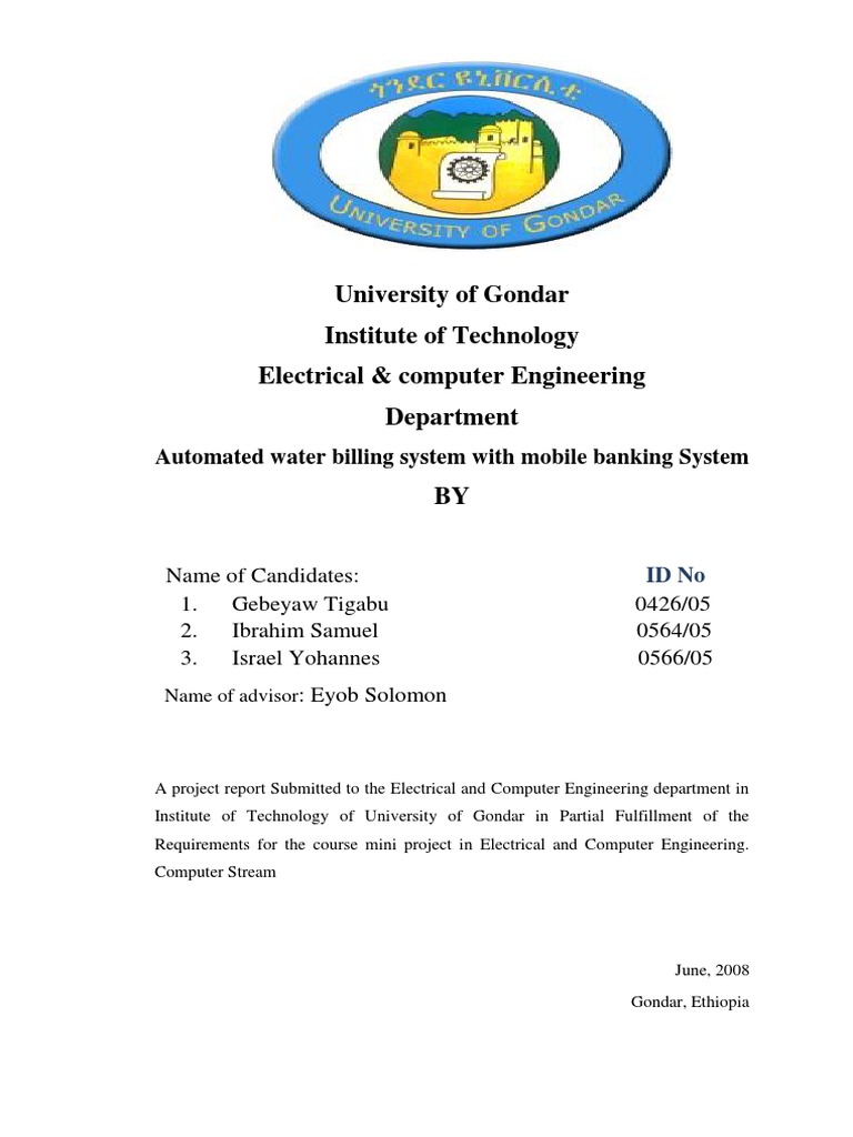 Automated Water Billing System | PDF | Microcontroller | Short Message ...