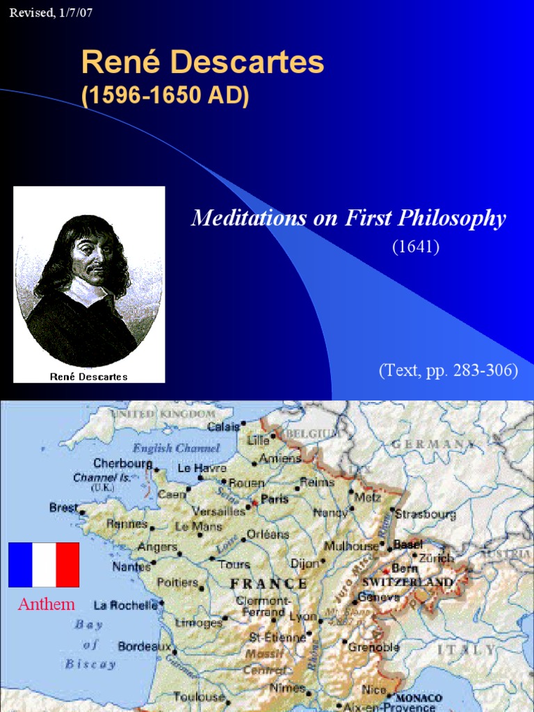 René Descartes: Meditations On First Philosophy | PDF | Rationalism ...