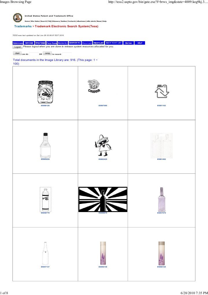 Registered Trade Dress For Bottles | PDF | Trademark | Information Science