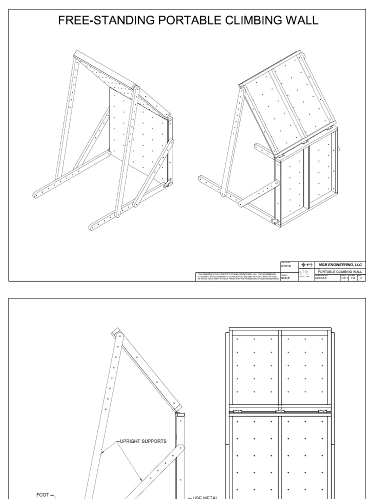 Bouldering Wall Plans | PDF | Metalworking | Screw