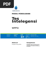 Wesler Bellevue Intelligence Scale (WBIS) Test - Administrasi Tes ...