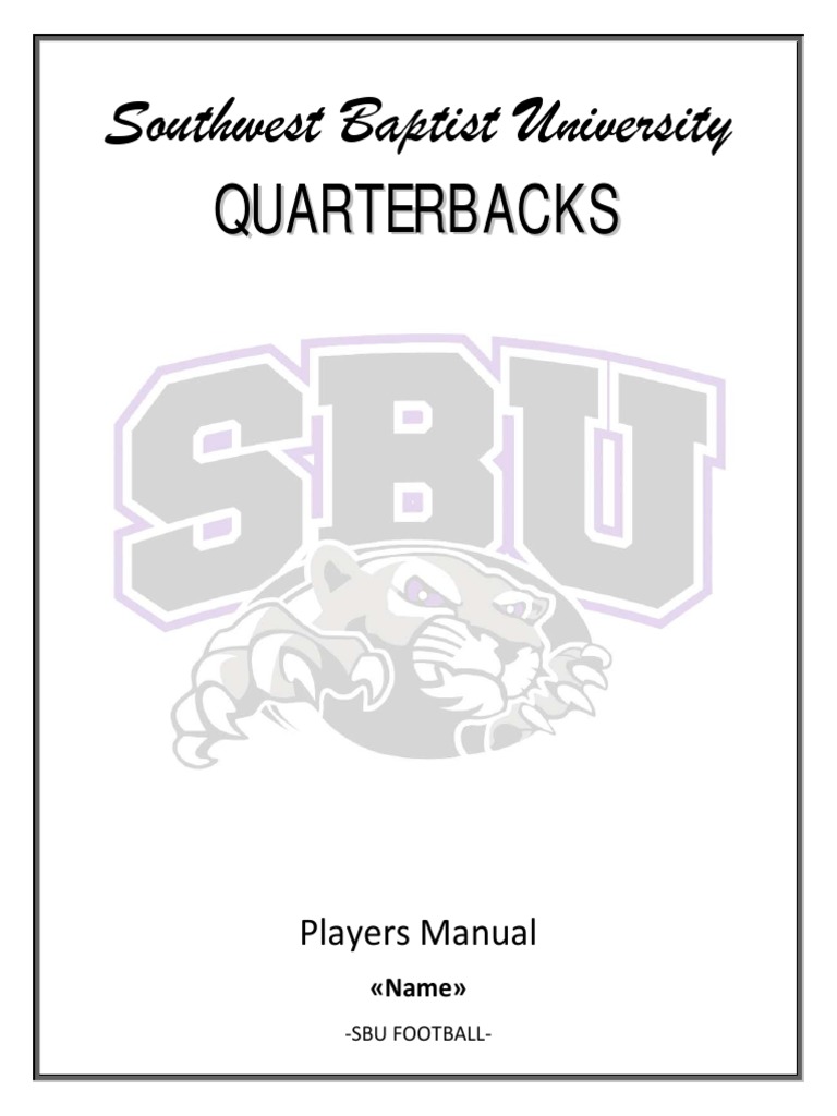 QB Manual | PDF | Quarterback | Leadership