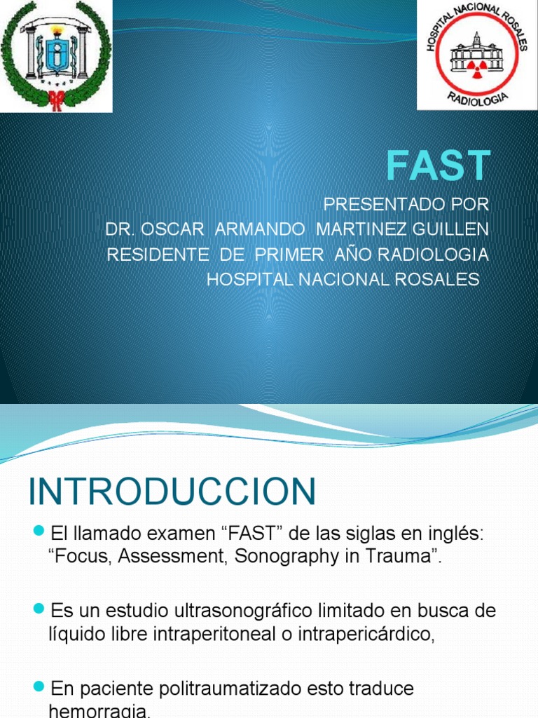 FAST Presentacion 2 | PDF | Lesión | Especialidades Medicas