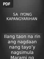 Sayong Yakap Chords | PDF