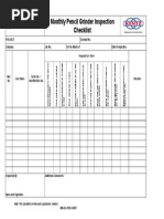 Portable Power Tools Inspection Checklist | PDF