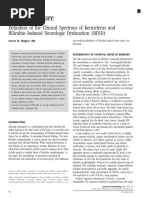 BIND Score | PDF | Diseases And Disorders | Neurology